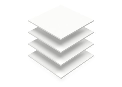 Plaque PVC-U Trovidur EC blanc - 3000x1500x15 mm