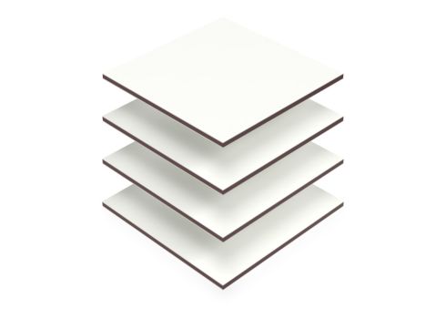 Plaque HPL Fundermax Max Interior Blanc - 2800x1300x10mm