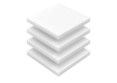 Plaque Ertalyte PETP naturel - 1000x610x50 mm