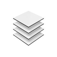 Panneau SKYBOND Whiteboard blanc 2440X1220X3mm