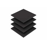 Panneau composite aluminium Stacbond FR black grey